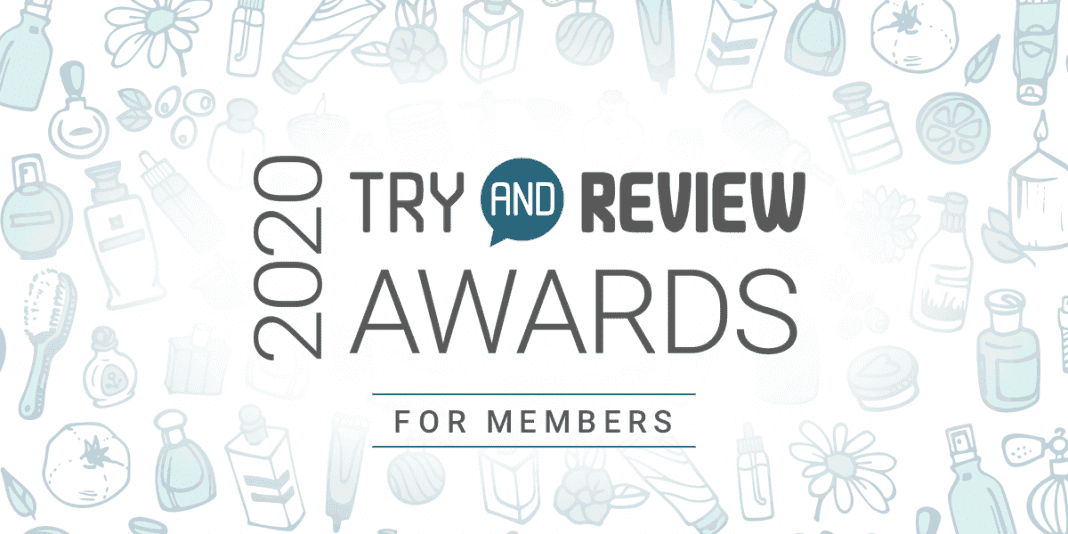 Participate in The 2020 Try and Review Awards for your Favourite Brands